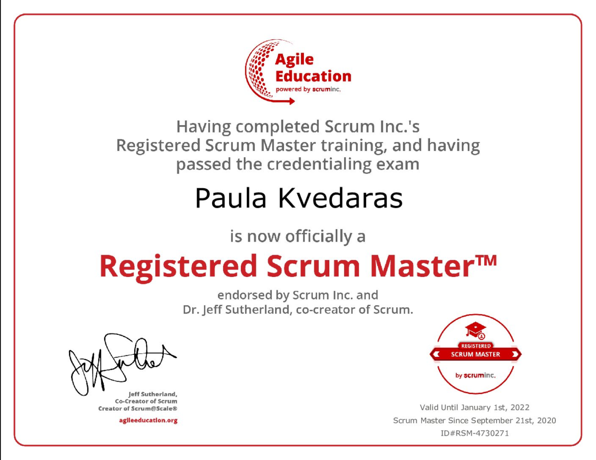 Curso – Combo Curso Certificación Scrum – ConsultoraBK®
